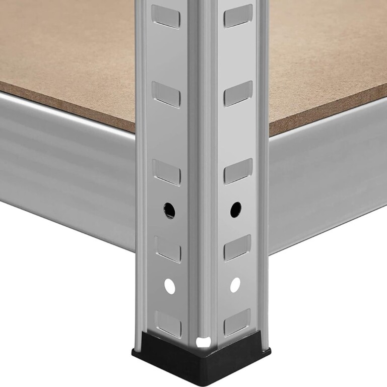 Metalna polica s 5 katova – 180 x 90 x 40 cm – Metalik siva (Zn ...