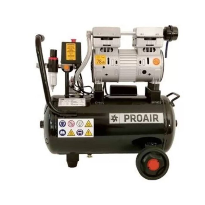 PROAIR kompresor klipni, tihi, bez ulja – DPS 0,75/24 – 230V – Ferro ...